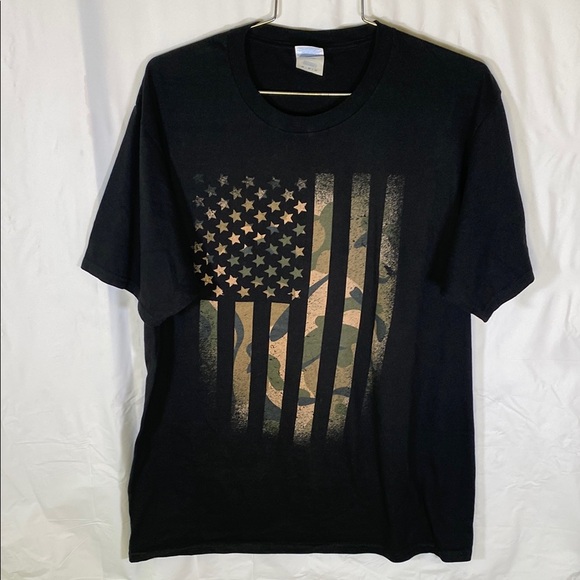 Port and Company | Shirts | Port And Company Black And Green Short ...